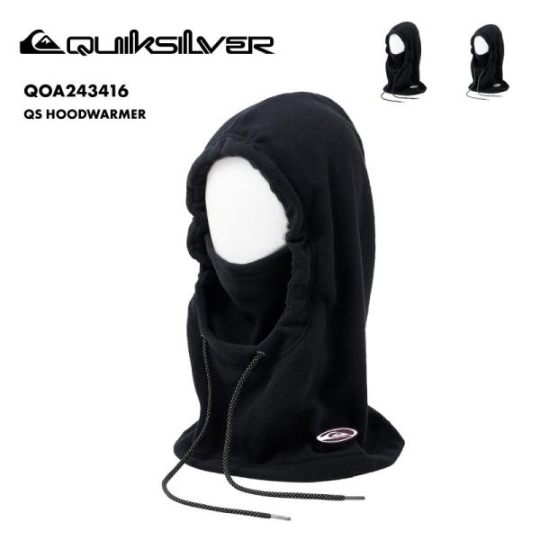 QUIKSILVER/クイックシルバー メンズ フードウォーマー QS HOODWARMER 2024-25 SNOW QOA243416フリース素材のフードウォーマーは、顔周りへの雪の侵入を防ぐドローコード付きで、吹雪のライディングには必...