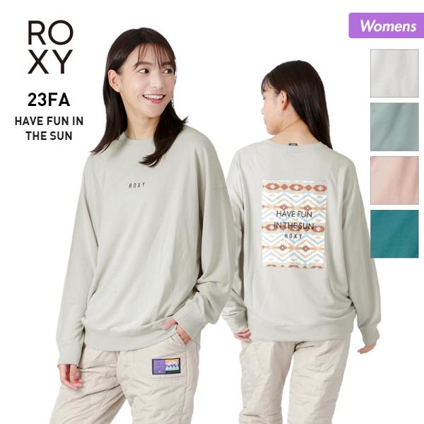 【ROXY/ロキシー】レディース ロングTシャツ RLT234806 HAVE FUN IN THE SUN 2023 FALLTシャツよりも肉感のある、ミニ裏毛のクルーネックプルオーバートップス。フロント中央にはロゴ刺繍、バックには大きな...