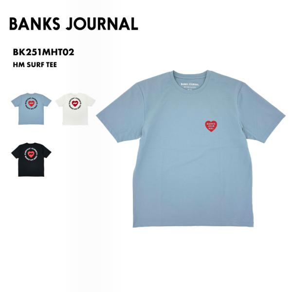 BANKS JOURNAL/バンクスジャーナル メンズ 半袖 ラッシュガード HM SURF TEE 2025SPRING BK251MHT02毎シーズン大好評のRASH GUARD TEE！レジャーはもちろん、タウンユースにもシーンを選ば...