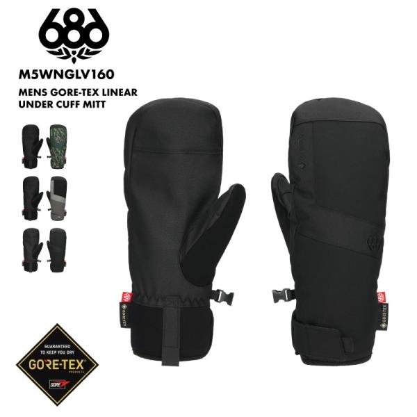 686/シックスエイトシックス メンズ GORE-TEX ミトングローブ MENS GORE-TEX LINEAR UNDER CUFF MITT 2025-26 WINTER M5WNGLV160686のグローブの中でも人気の高いモデルで...