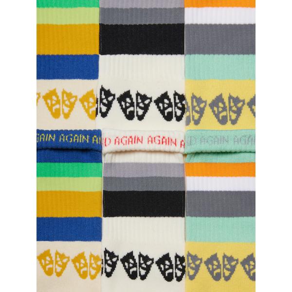 【発売日：2025年06月21日】税込11,000円以上お買い上げで通販送料無料。(通常配送料550円)■BRANDBLOHM [ブローム]■ITEM2025AW BLS-25 TWO FACE TUBE SOCKS■SIZE【FREE】M...