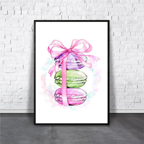 商品情報■デザイン：Fashion(Macaroons)■バリエーション　□サイズ：A4/B4/A3/B3/A2/B2/A1□セット：ポスター単品/フレームセット(ブラック/ゴールド/シルバー/ホワイト)※B0/A0/B1サイズ、キャンバス...
