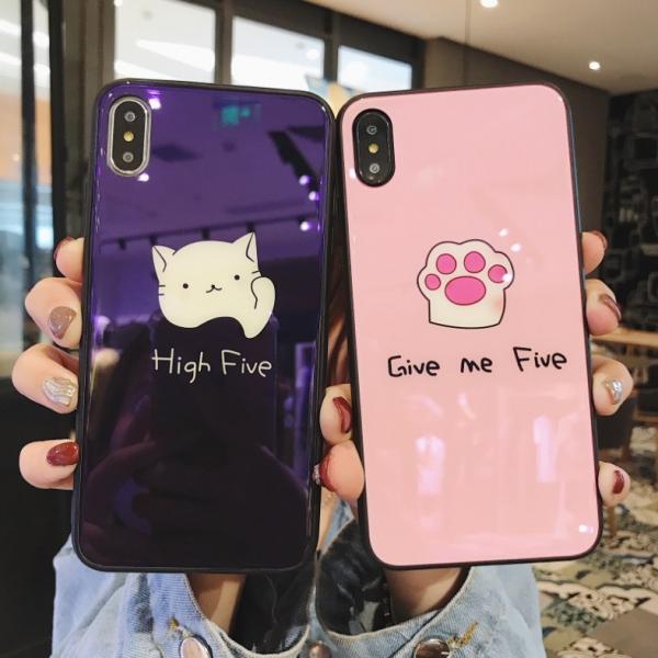       素材：強化ガラス　     色：パープル　ピンク対応機種：iPhone６/6S 　　　　　iPhone６/6Splus 　　　　　iPhone7/8 　　　　　iPhone7/8plus          　　iPhoneX /...