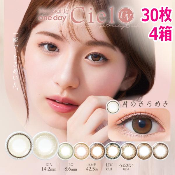 ネオサイトワンデーシエルUV BC：8.60mm DIA：14.2mm 度数：±0.00、-0.50〜-6.00(0.25ステップ)-6.50〜-10.00(0.50ステップ) 中心厚：0.08mm (at-3.00D) 着色部外径：13....