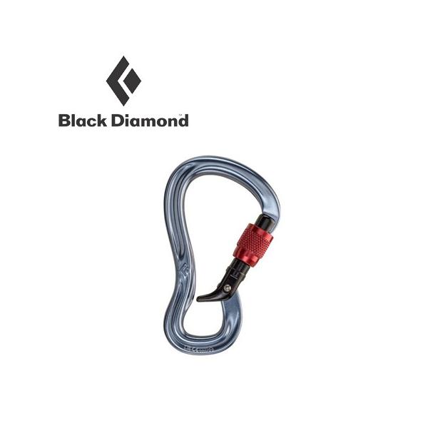 ブラックダイヤモンド グリッドロック スクリューゲート｜BLACK DIAMOND GRIDLOCK SCREWGATEBD独自のゲート末端の形状により、ハーネスのビレイループでカラビナが回転することを防ぐ、確保持の安全性に優れたビレイ/ラ...