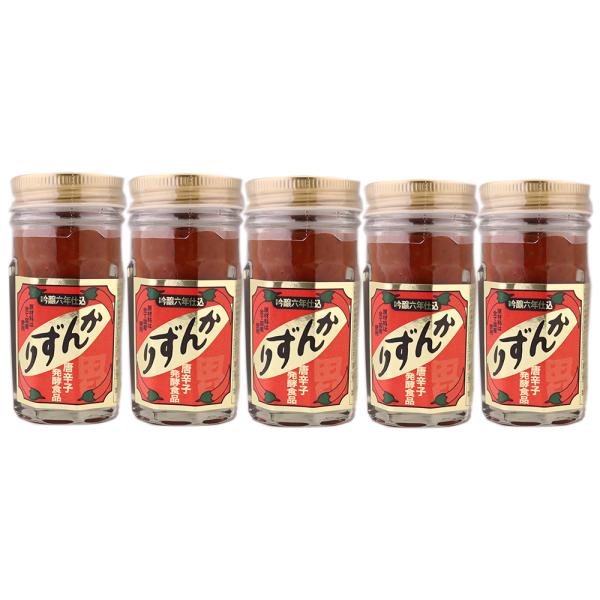 唐辛子、糀、塩、柚子を熟成・発酵させて作るかんずり。通常は３年間寝かせますが、その倍の６年間もの間寝かせた限定品です。まろやかな辛さが特徴です。本州送料無料！四国は送料200円、北海道・九州は送料500円かかります。