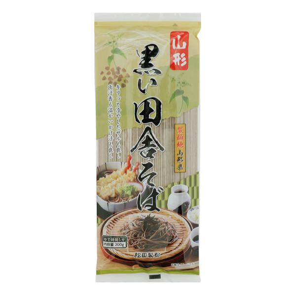 東北の蕎麦処、山形の田舎そば。そばの実を殻ごと挽いた「挽きぐるみ」のそば粉を使用するため、太く黒っぽい見た目と、そば本来の濃厚な風味と香りが特徴の、つるっとした食感が程よいのどごし引き立つお蕎麦です。温かいつゆ、冷たいつゆ、どちらにもおすす...