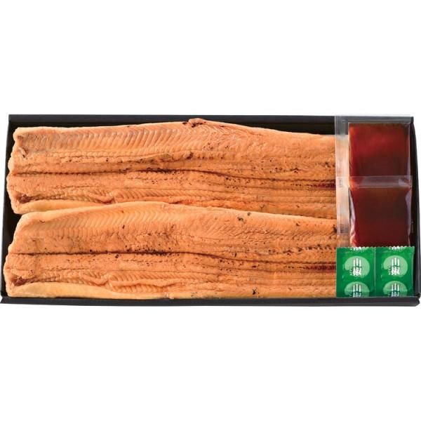 賞味期間：冷凍30日内容：煮あなご炙り140g×2／（原）国産、たれ、山椒×各2（カタログ番号：0046）