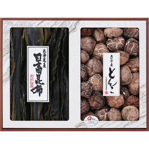 賞味期間：90日以上内容：どんこ椎茸、日高昆布各150g（カタログ番号：0600）