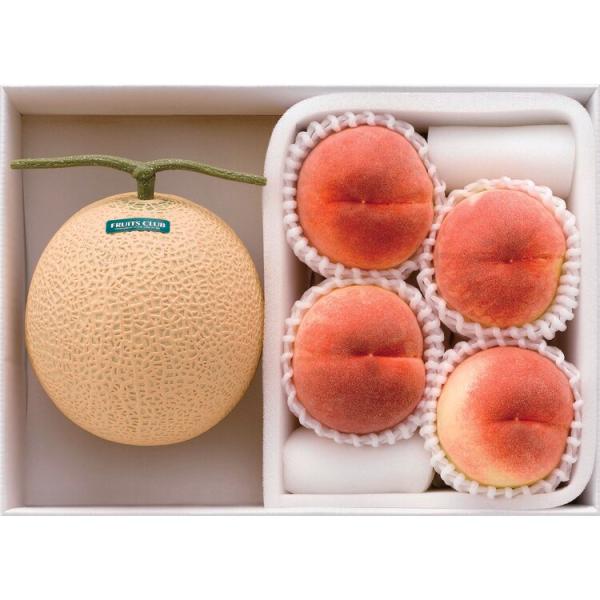 内容：メロン約1.2kg／愛知産、桃×4（計約1kg）／山梨産（カタログ番号：0889）