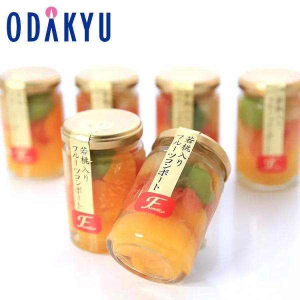 加工地：和歌山県箱サイズ：24×17×6(cm)重さ：2.2kg賞味期限：製造日より180日内容：若桃入りフルーツコンポート140g×6
