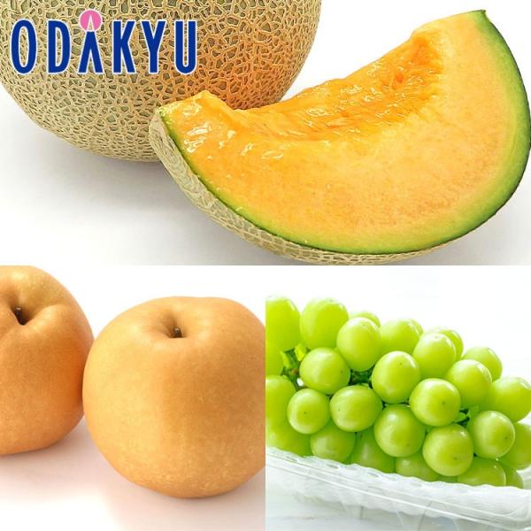 産地：メロン：北海道梨：茨城県・千葉県　他ぶどう：山梨県・長野県　他重さ：約1.5kg内容：北海道産他赤肉メロン×1玉茨城県産他旬の梨×2玉山梨県産他シャインマスカット×1パック