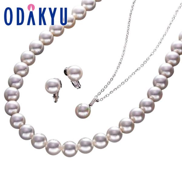 製造国：日本製サイズ：シェルパール（白）：約8.00mm素材：貝パールセット内容：ネックレス、イヤリング、ペンダントの3点セットメーカー品番：123041346