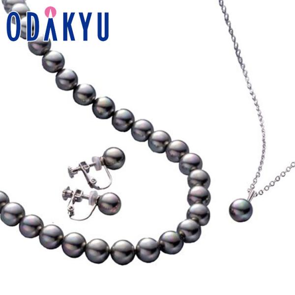 製造国：日本製サイズ：シェルパール(グレー）：約8.00mm素材：貝パールセット内容：ネックレス、イヤリング、ペンダントの3点セットメーカー品番：123041347