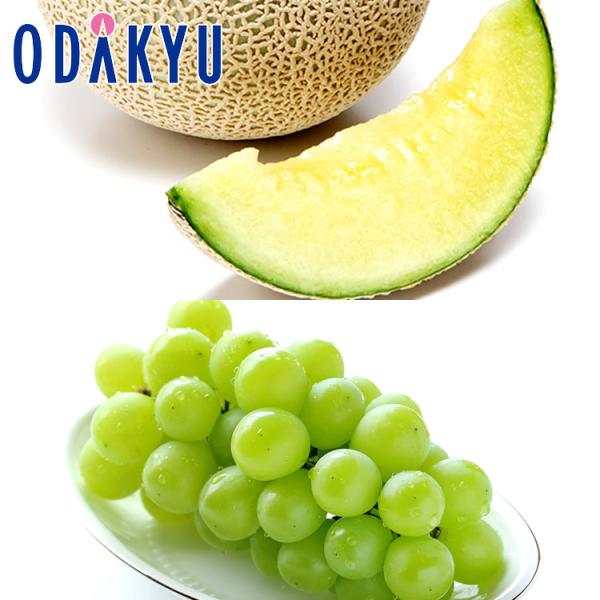賞味期限：常温で追熟し、食べ頃になったらお召し上がりください産地：メロン静岡県産　ぶどう長野県産重さ：約1.8kg等級：秀内容：静岡アローママスクメロン8K（白）×１玉長野県産シャインマスカット
