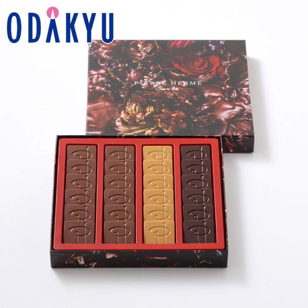 加工地：日本産地：日本箱サイズ：16×17×2.5(cm)賞味期間：製造日より90日間内容：カカオ40％ショコラオレ 47g / カカオ56%ショコラノワール、ブロンドチョコレート 各23g