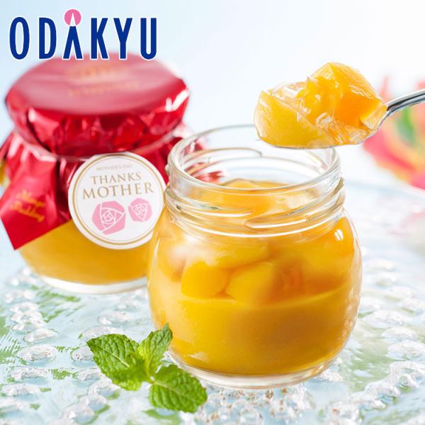 加工地：大阪府産地：マンゴーシラップ漬け（マンゴー）：ベトナム、マンゴーピューレ（マンゴー）：インド重さ：約1.5kg箱サイズ：16×22×8.0(cm)賞味期間：製造日より180日間内容：マンゴープリン90g×6