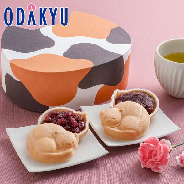 加工地：石川県(最中皮)、兵庫県(餡)産地：最中皮/もち米：国産、餡/砂糖：国内製造、小豆：北海道重さ：約0.4kg箱サイズ：16×22×8.0(cm)賞味期間：製造日より90日間内容：三毛猫づつみ(最中皮6個、粒あん・こしあん×各3)(計6)