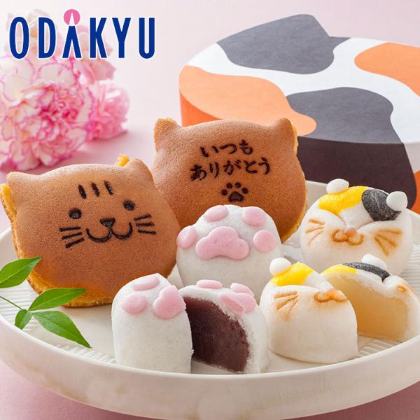 加工地：東京都産地：共通/砂糖：国内製造重さ：約0.5kg箱サイズ：16×22×8.0(cm)賞味期間：製造日より30日間内容：猫どら焼き(小豆あん・しろあん×各1)、三毛猫饅頭・肉球饅頭×各2(計6)