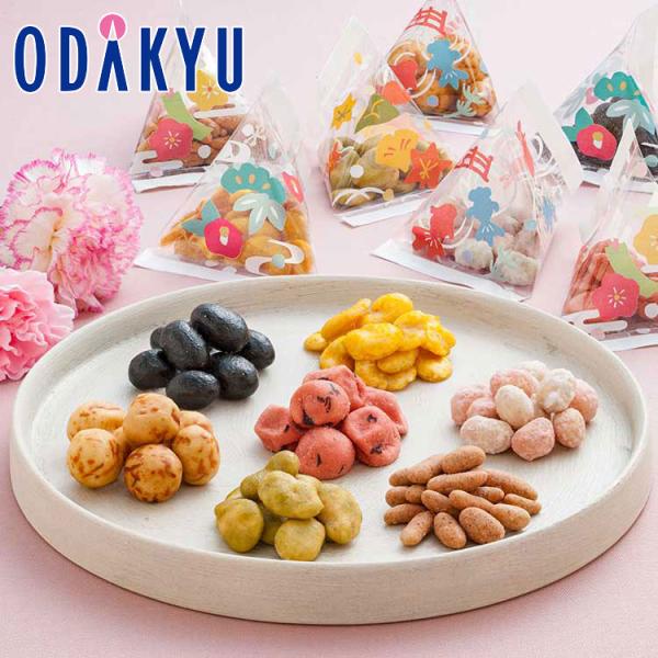 加工地：広島県産地：わさび豆、カレーそら豆/そら豆：中国、いか丸、梅干豆/落花生：南アフリカ、紅白大豆/大豆：国産、えび塩アーモンド/アーモンド：アメリカ、竹炭豆/落花生：アメリカ重さ：約0.5kg箱サイズ：23×18×13(cm)賞味期間...