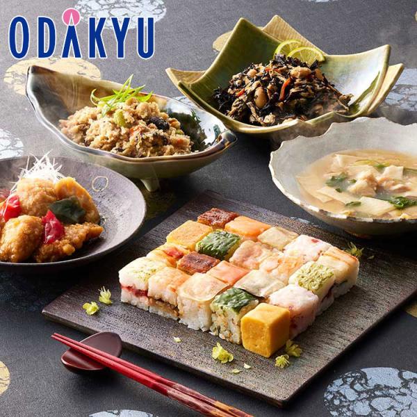 重さ：約1.8kg箱サイズ：26.5×23×8.4(cm)賞味期間：出荷日より60日間内容：なみはや寿司と和惣菜4種8袋セット