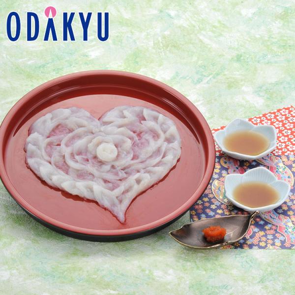 加工地：福岡県重さ：約0.8kg箱サイズ：28.4×24.3×7(cm)賞味期間：出荷日より30日間内容：まふく刺身ハート盛り55g、（プラスチック皿21cm）、ポン酢10g×2、モミジオロシ3g「お母さんありがとう」のメッセージ入りしおり