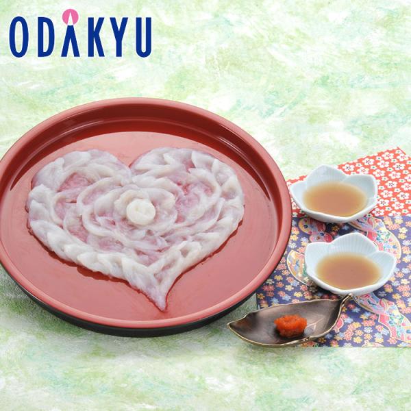 加工地：福岡県重さ：約0.8kg箱サイズ：28.4×24.3×7（cm）賞味期間：出荷日より30日間内容：まふく刺身ハート盛り55g、（プラスチック皿21cm）、ポン酢10g×2、モミジオロシ3ｇ、「お父さんありがとう」のメッセージ入りしおり