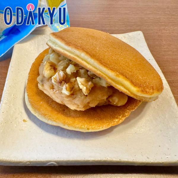 重さ：約0.5kg箱サイズ：30×12.5×6（cm）賞味期間：発送日含め2週間以内内容：クルミ焦がしキャラメルどら焼き５個