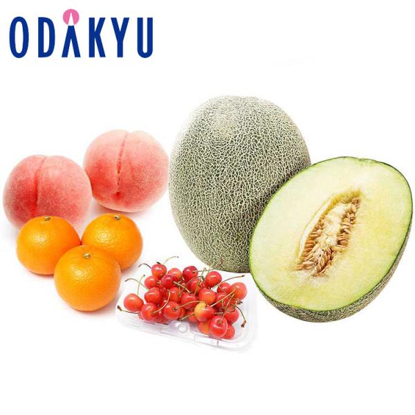 産地：さくらんぼ：山形県　他グリーンメロン：茨城県他ハウスみかん：佐賀県他もも：山梨県他重さ：約1.4kg内容：山形県産他さくらんぼ（約200g）×１パック茨城県産他グリーンメロン（Lサイズ）×１玉佐賀県産他ハウスみかん（S〜M）×３玉山梨...