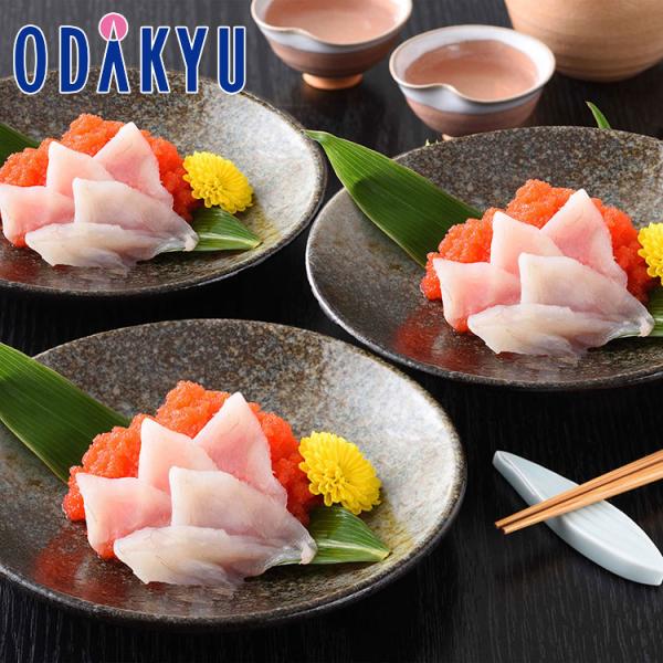 加工地：山口県産地：トラフグ（長崎県産、熊本県産：養殖）、スケソウダラの卵（ロシアまたはアメリカ産）重さ：約0.42kg箱サイズ：15.5×23×6(cm)賞味期間：製造日より90日間内容：とらふぐ明太子40g×3