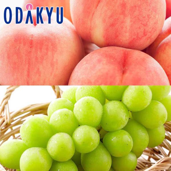 重さ：約3.3kg内容：福島県産まどか（8〜9玉／2.5kg） × 1箱、岡山県倉敷市船穂産シャインマスカット「晴王」（1房／800g以上） × 1房