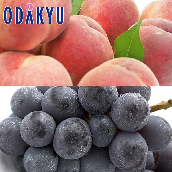 重さ：約3kg内容：福島県産川中島白桃（8〜9玉／2.5kg） × 1箱、岡山県産種なしピオーネ（1房／500g以上） × 1房