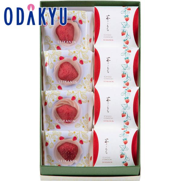 賞味期間：製造日から30日（配送日から8日以上）内容：苺こもち×4花々いちご×4