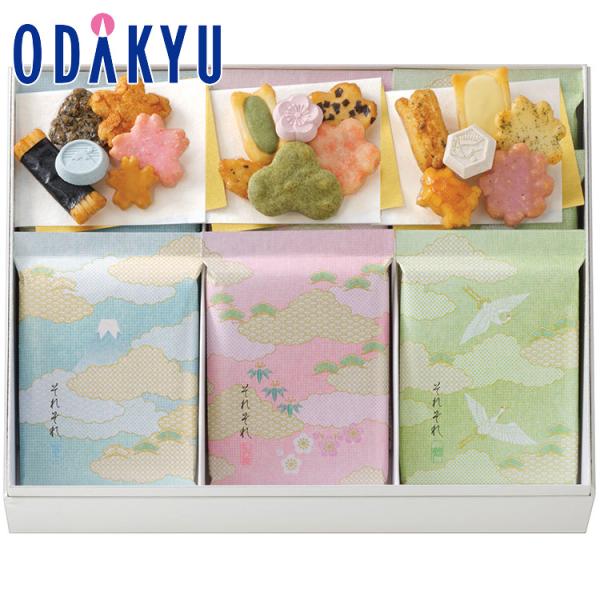 箱サイズ：22.8×28.7×5.5(cm)内容：富士・松竹梅・鶴　各3袋賞味期間：製造日より90日(配送日から30日以上)
