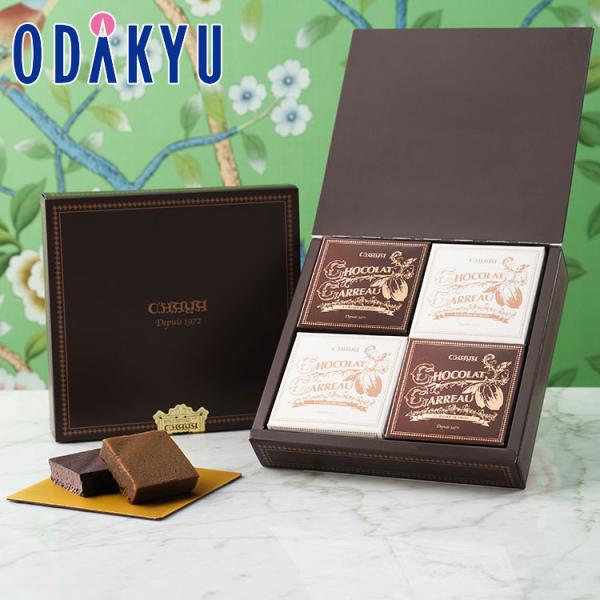 アルコール：微量(1％未満)箱サイズ：縦15.5×横16.0×高さ3.5(cm)賞味期間：製造日より常温72日内容：葉山のショコラ・カロ×2個、葉山のショコラ・カロ　ミルクティー×2個