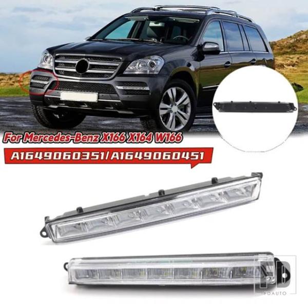 LEDデイタイムランニングライト 左/右フォグランプ ベンツ X166 X164 W166 A1649060451 A1649060351 ライト■仕様 【爆買】高懸念化学物質:なしタイプ:デイライト原産国:中国本土OEM番号:A16490...