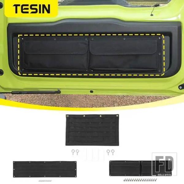 リアドア収納バッグ スズキ ジムニー JB74 2019-24以降 テールゲート収納 整理バッグ■仕様 【爆買】高懸念化学物質:なしタイプ:トランクボックスバッグブランド名:TESIN原産国:中国素材:キャンバスオックスフォード布名:車の後...