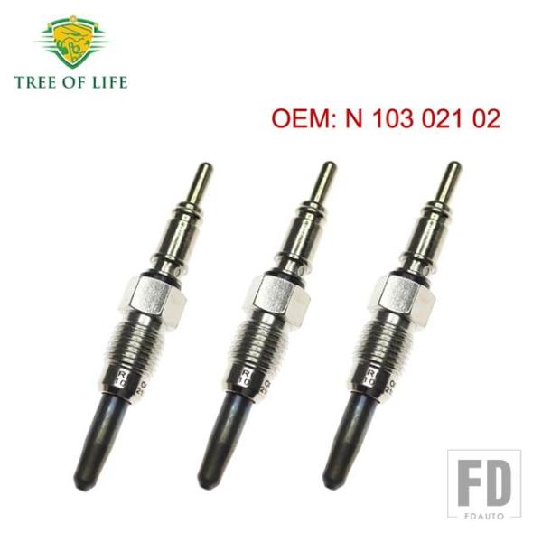 3個グロープラグ 11V SKODA OCTAVIA I FABIA SEAT CORDOBA ALHAMBRA I INCA TOLEDO LEON IBIZA II 1.9 TDI 1993-2006 N10302101■仕様 【爆買】...