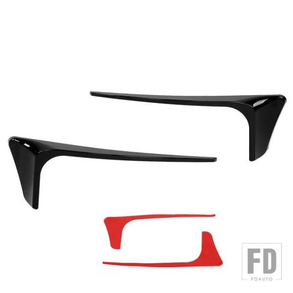 VW ゴルフ MK7.5 GTI GTD R 2017-20 リアバンパーリフレクターカバー カナードキット■仕様 【爆買】懸念される化学物質:なしブランド名:QIILU原産国:中国