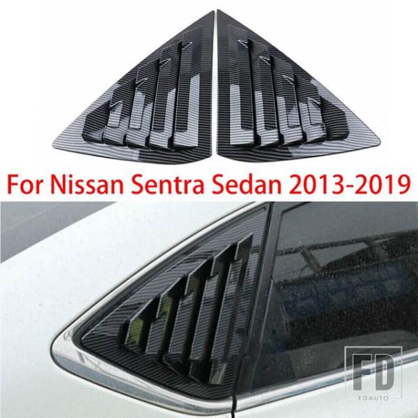 日産 SENTRA SEDAN 2013-2019 リアルーバー ウィンドウ サイドシャッター カバー トリム ステッカー ベントスクープ ABS オート■仕様 【爆買】懸念される化学物質:なし車両の配置:リアウィンドウルーバー重量:450...