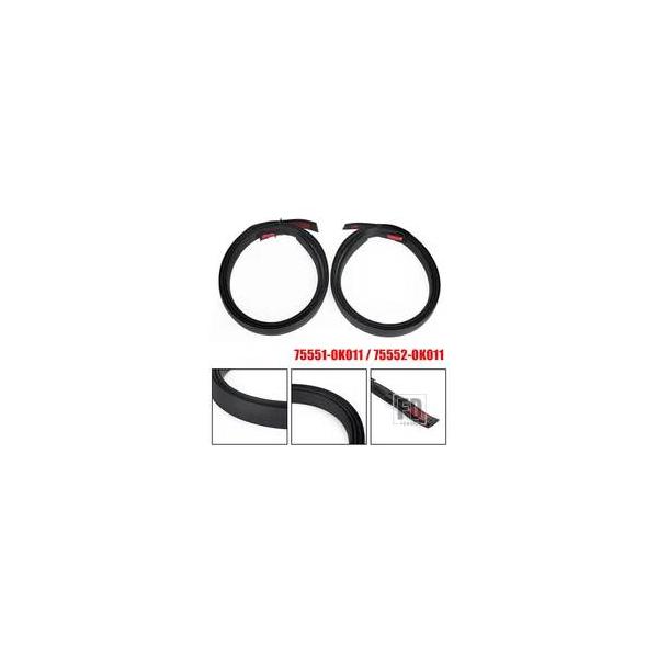 75551-0K011 75552-0K011 トヨタ ハイラックス KUN26 KUN16 TGN16 TGN26 GGN15 GGN25 ルーフ ドリップフィニッシュ モールディング シール ス■仕様 【爆買】高懸念化学物質:なしモデル...