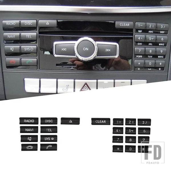 セントラルコントロールCDパネルボタン装飾パッチトリムステッカーABS メルセデス C/Eクラス W204 W212 GLK CLS 2012-2013 ■仕様 【爆買】高懸念化学物質:なし重量:0.1KG高さ:10cmインチ幅:10cmイ...