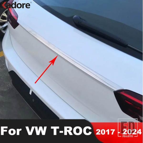 VW T-ROC TROC 2017-2023 2024 リアテールドア トランクリッド カバー トリム テールゲート モールディング ストリップ■仕様 【爆買】高懸念化学物質:なし幅:10cm長さ:90cm外部試験認証:ISO9001モデ...