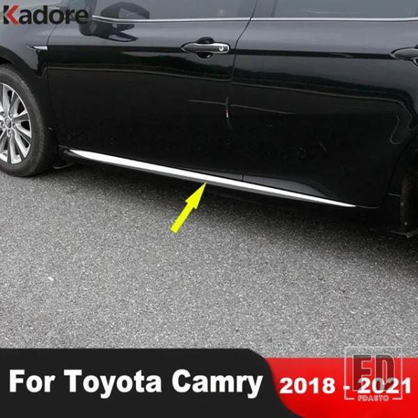 トヨタ カムリ SE XSE TRD 2018-21 ステンレス サイドドア ボディ トリム ドアライン ストリーマー モールディング ストリップ■仕様 【爆買】高懸念化学物質:なし幅:8cm長さ:185cm外部試験認証:ISO9001モデ...