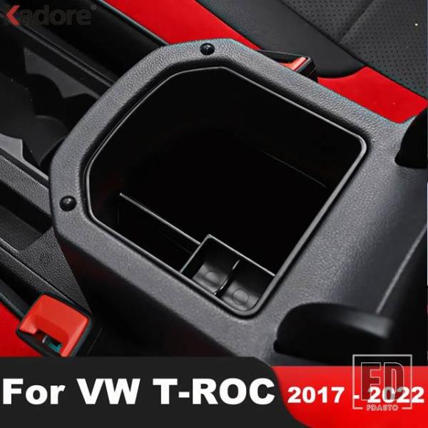 VW T-ROC TROC 2017-2021 2022 カーセンターアームレスト収納ボックストレイ オーガナイザーコンテナケース■仕様 【爆買】高懸念化学物質:なしタイプ:アームレストボックス収納原産国:中国本土材質:ABSプラスチックS...