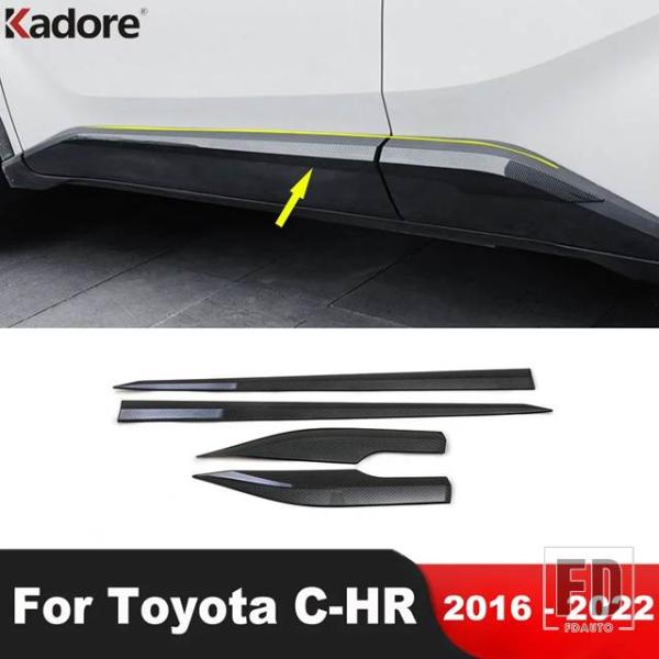 トヨタ CHR C-HR 2016-2018-22 カーボン サイドドア ボディトリム ドアスチーマー モールディング ストリップ■仕様 【爆買】高懸念化学物質:なし幅:10M長さ:90M外部試験認証:ISO9001モデル:124771適合...