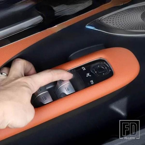 メルセデス EQE V295 2021-2025 レザーブラウン カーウィンドウリフトパネルカバートリムステッカー インテリア■仕様 【爆買】高懸念化学物質:なし重量:400g高さ:10cm幅:20cm長さ:40cm外部試験認証:ISO90...