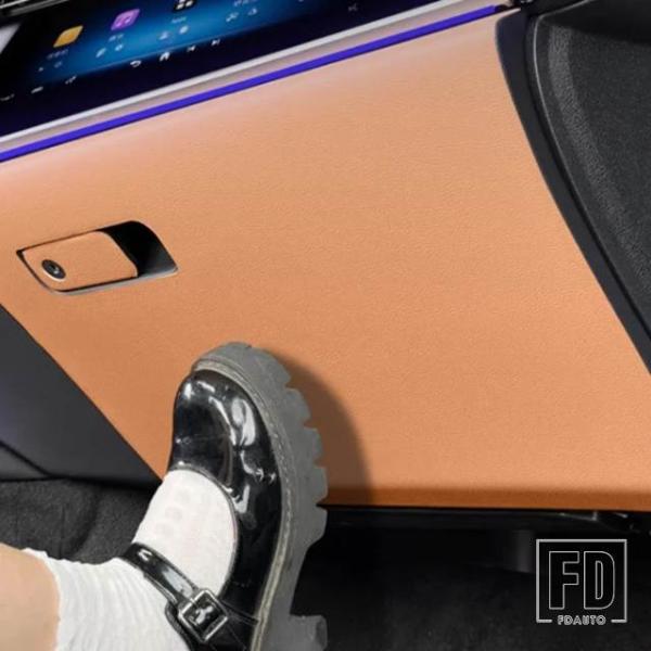 メルセデス Eクラス W214 S214 2024-2025 レザーブラウン 車 助手席側 COPILOT グローブボックス アンチキックパッド■仕様 【爆買】高懸念化学物質:なし重量:400g高さ:10cm幅:20cm長さ:40cm外部試...