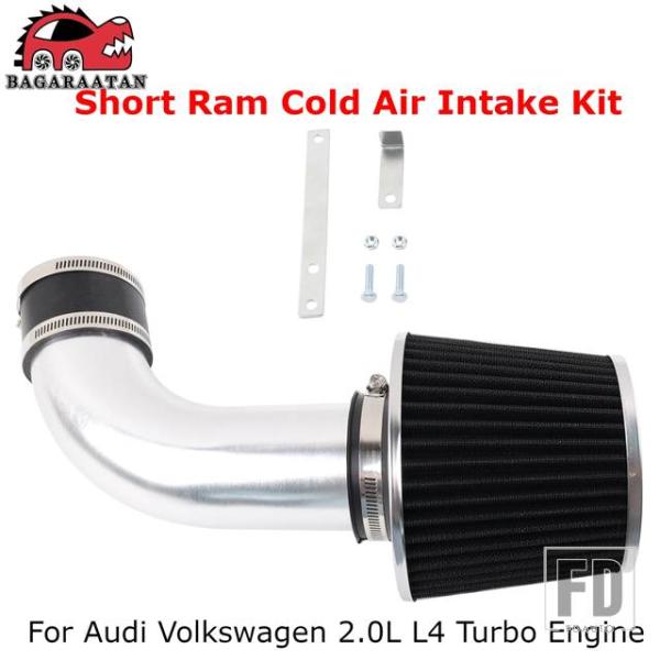 VW アウディ ショートラムコールドエアインテークキット フィルター付き VW 05-07 ゴルフ 06-08 JETTA PASSAT A3 2.0L L4 TURBOエンジン ■仕様 【爆買】高懸念化学物質:なし車両への配置:フロント機...
