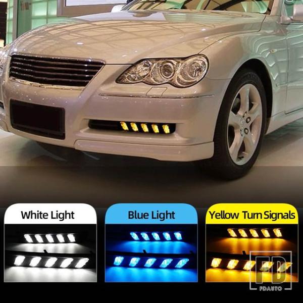 トヨタ マークX レイツ 2004-2009 LEDフォグランプ 2個 DRLデイタイムランニングライト 点滅■仕様 【爆買】高懸念化学物質:なし機能:LED DRLタイプ:デイライト色:ホワイト電圧:12Vルーメン:800LM重量:0.7...
